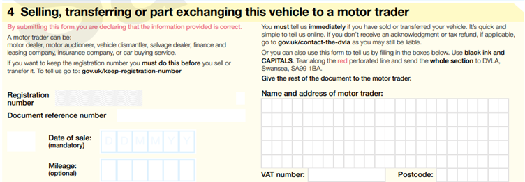 How to transfer ownership of a mobility scooter